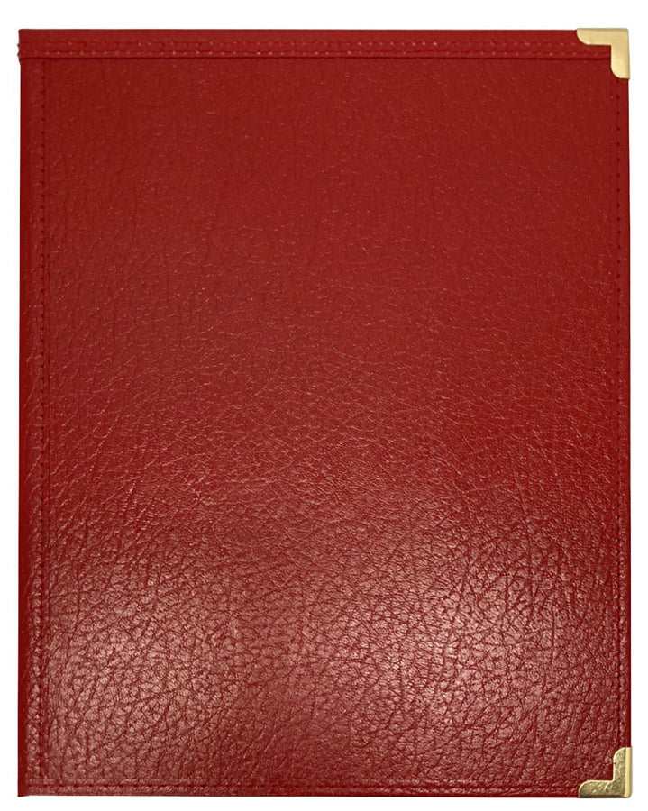 Leatherette Choral Folio with Pencil Loop (Red) – MUSICFOLDER.com